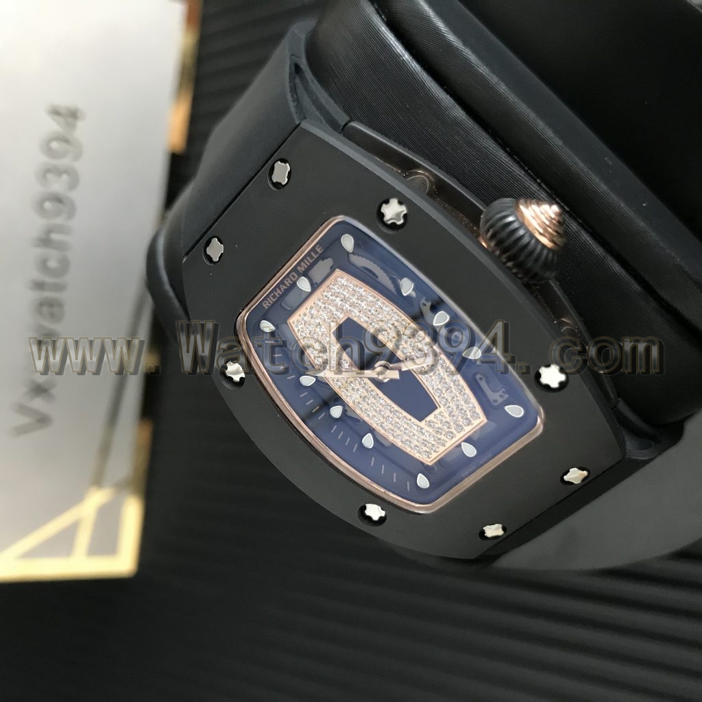 定制 RM07-01 黑陶瓷 High-end customization refit diamond BK;Diw;Mad;Aet ...