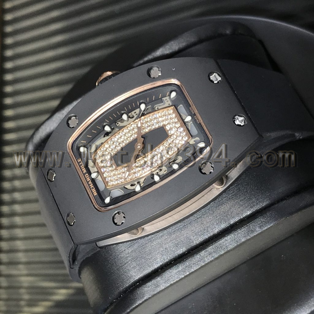 定制 RM07-01 黑陶瓷 High-end customization refit diamond BK;Diw;Mad;Aet ...