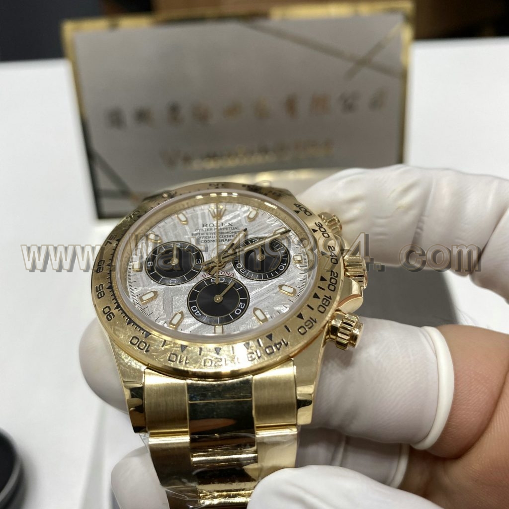 CNC 1:1 ROLEX 116508 Meteorite High-end customization refit diamond BK ...