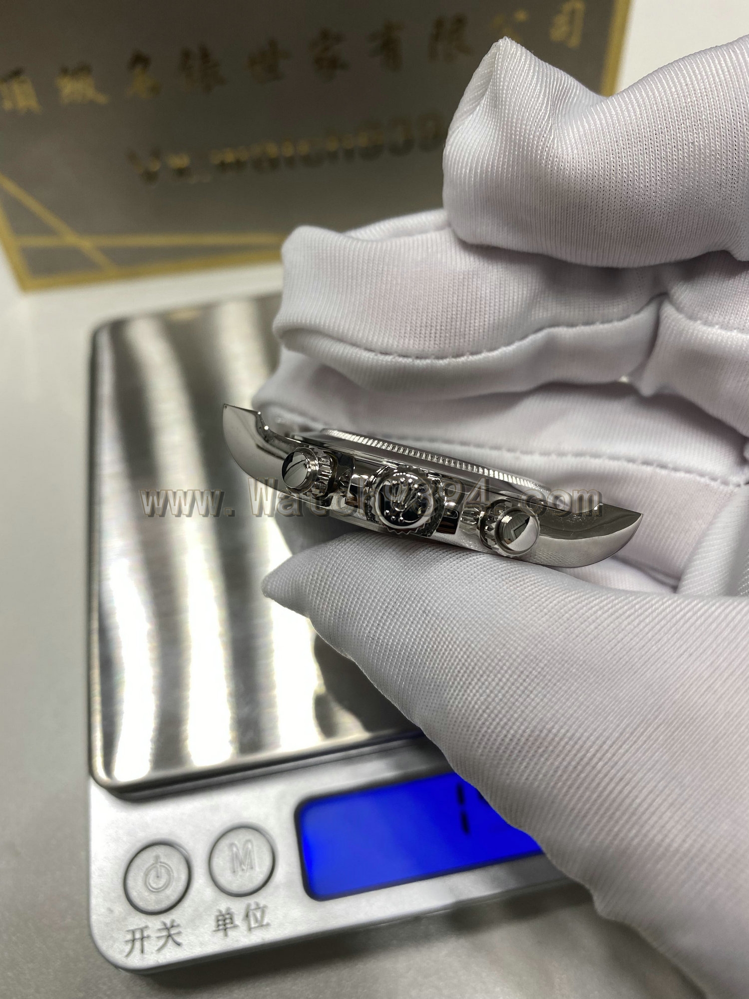 CNC 1:1 ROLEX 116506 CASE High-end customization refit diamond BK;Diw ...