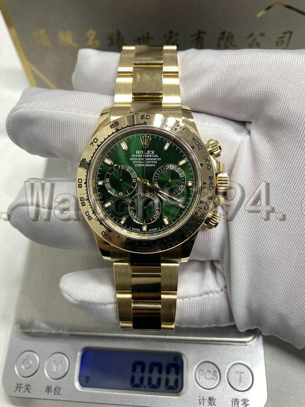 CNC 1:1 ROLEX 116508 High-end customization refit diamond BK;Diw;Mad ...