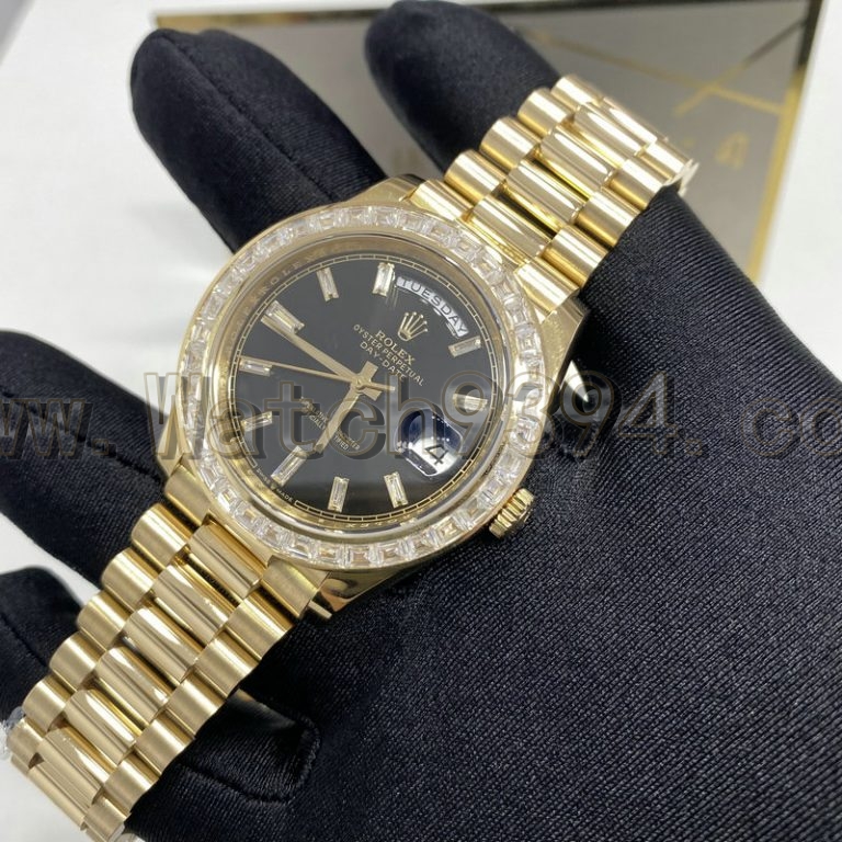 CNC 1:1 ROLEX 228398TBR High-end customization refit diamond BK;Diw;Mad ...
