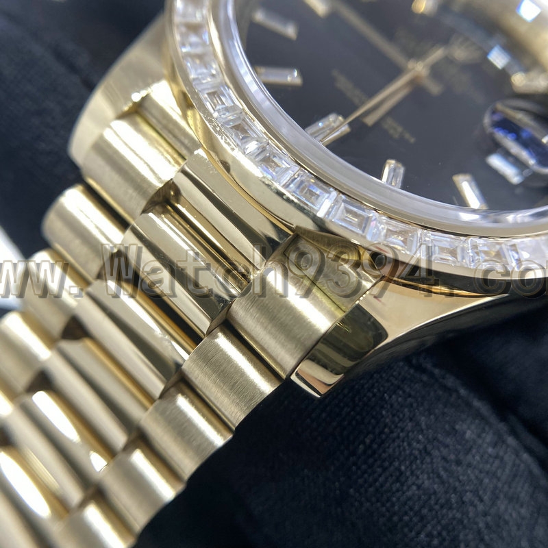 CNC 1:1 ROLEX 228398TBR High-end customization refit diamond BK;Diw;Mad ...