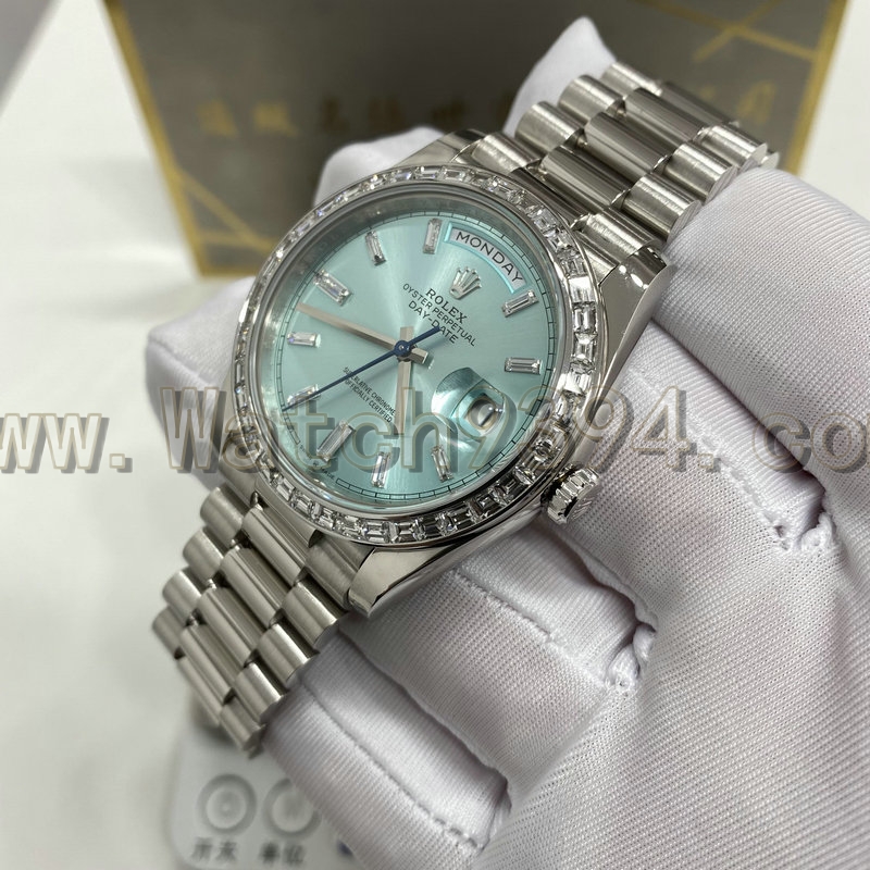 CNC 1:1 ROLEX 228396TBR High-end customization refit diamond BK;Diw;Mad ...