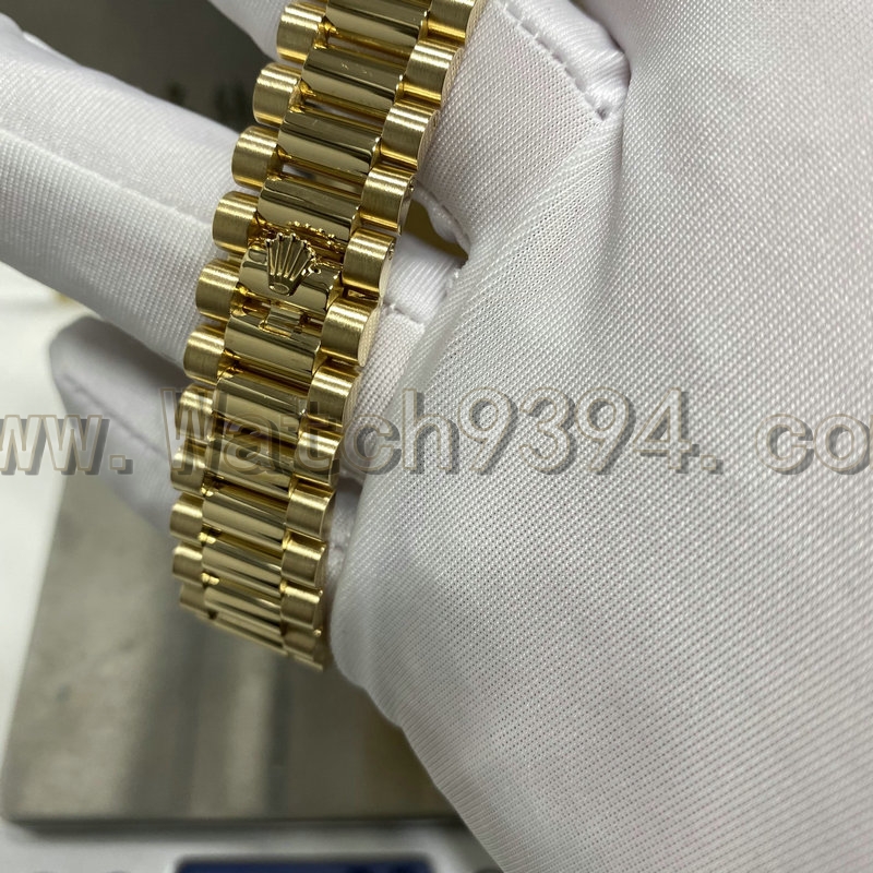CNC 1:1 ROLEX 128238 High-end customization refit diamond BK;Diw;Mad ...