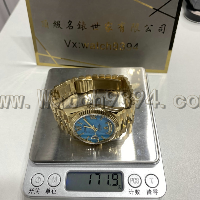 CNC 1:1 ROLEX 128238 High-end customization refit diamond BK;Diw;Mad ...